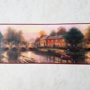 Thomas Kinkade Wallpaper Border